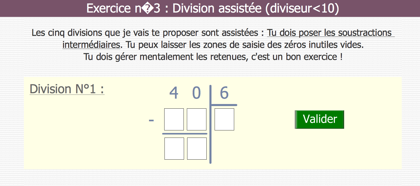 La Technique De La Division Exercices – LMXF