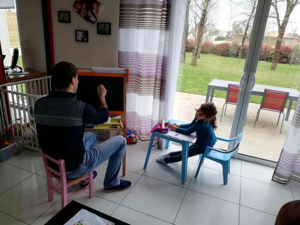 l’école à la maison